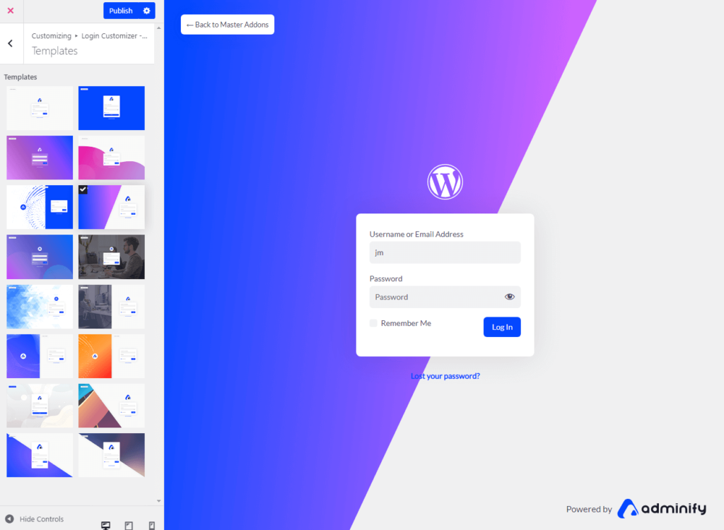 12+ Free WordPress Admin Dashboard Plugin In WP Adminify - Master Addons
